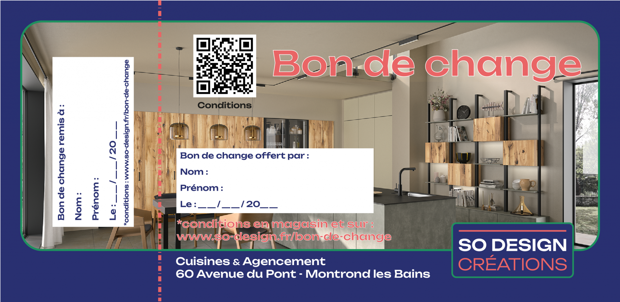 Bon de change - SO DESIGN CREATIONS